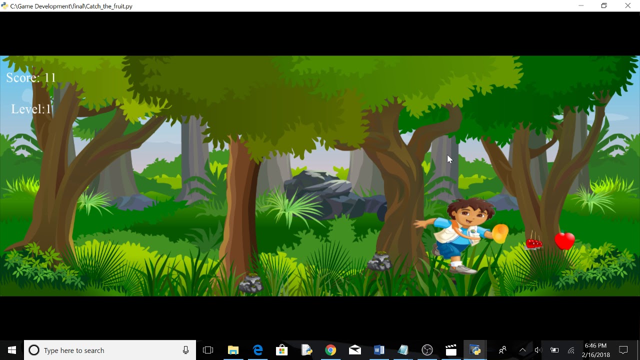 Catch the fruit 2D Game - YouTube