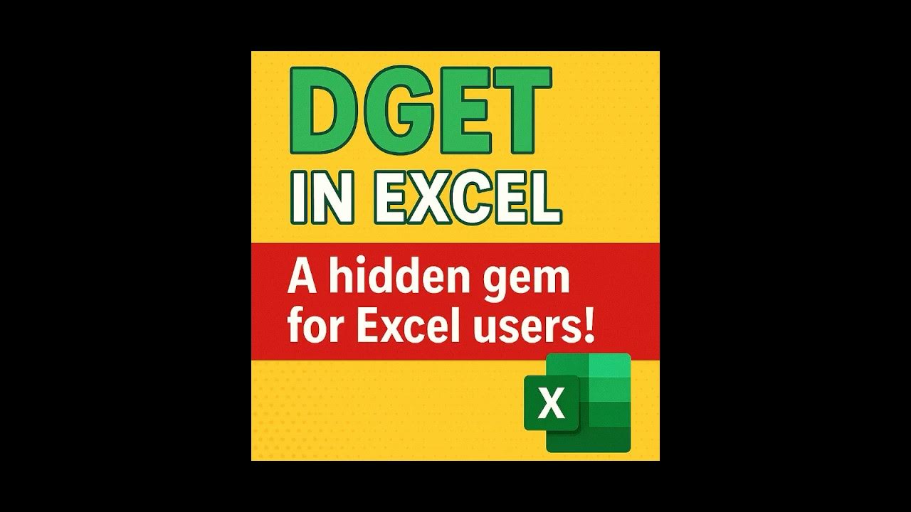 DGET in Excel: The Most Underrated Function! #excelshorts #dget - YouTube