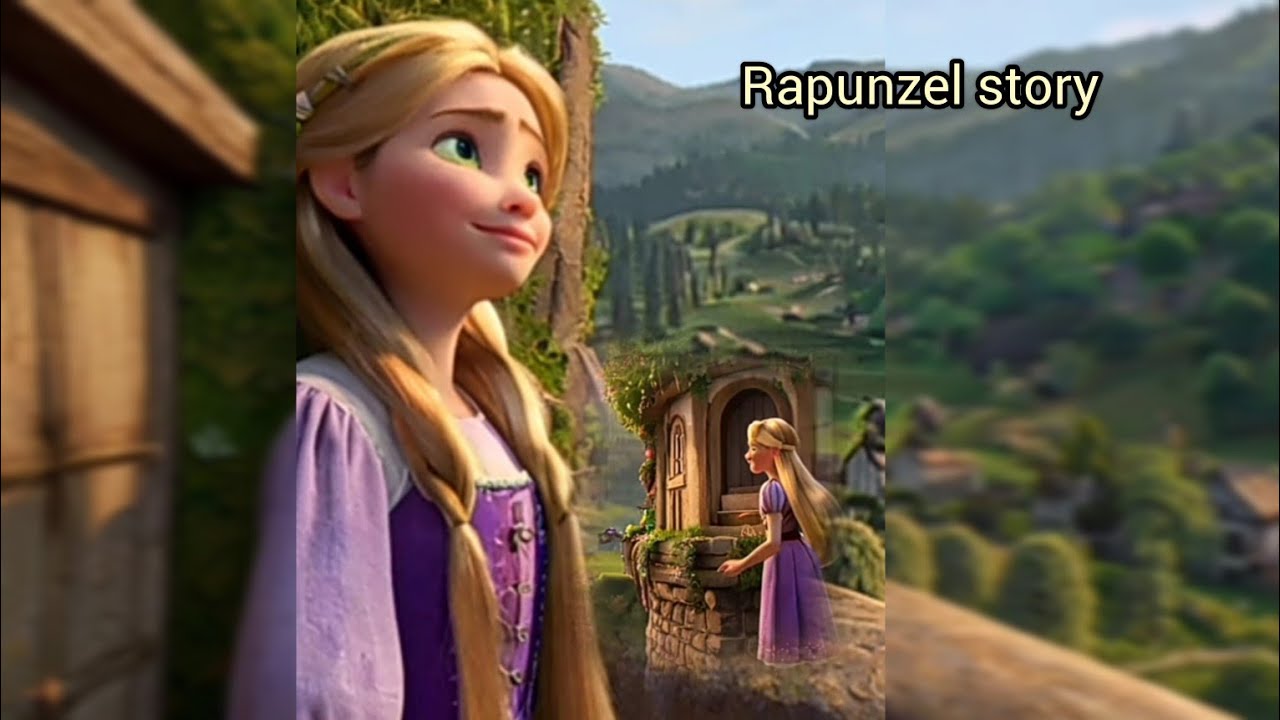 long hair story |Rapunzel story |English story |princess story ...