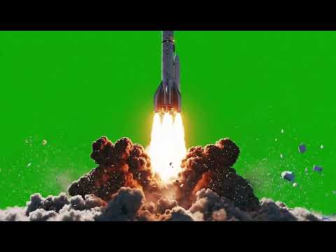 Cinematic Rocket Green Screen Launch Effect: Epic Space VFX for Free Download