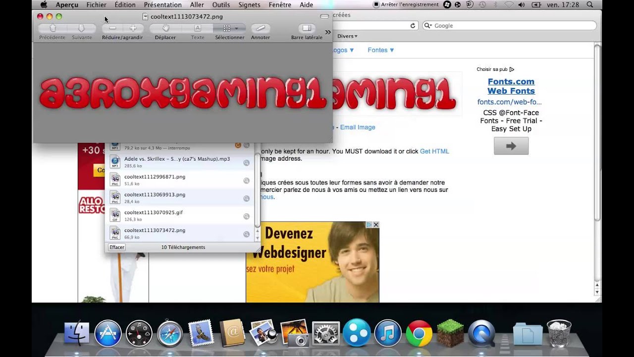 "TUTO" Comment créer un logo gratuitement et facilement avec CoolText ! - YouTube