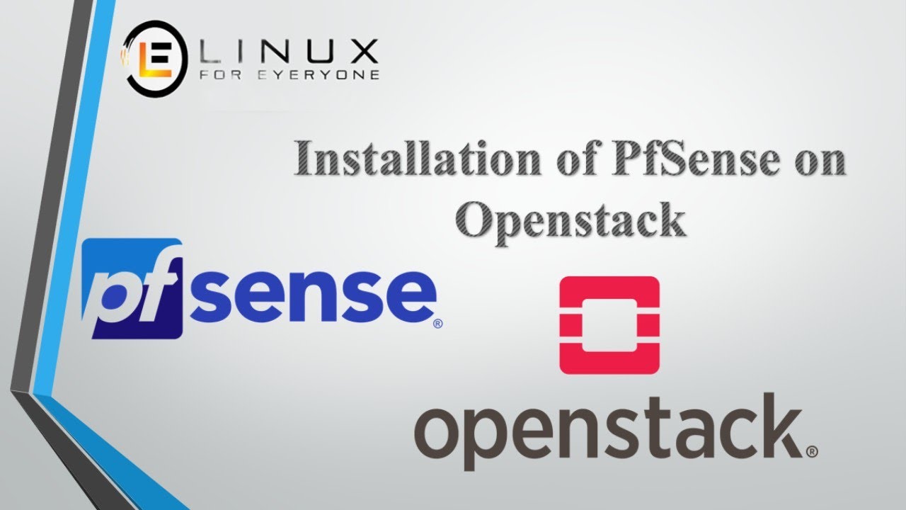 Installation of PfSense Firewall on Openstack Infrastructure #Pfsense # ...