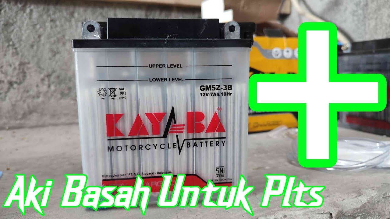 Kelebihan Menggunakan Baterai Aki Basah Untuk Plts - YouTube