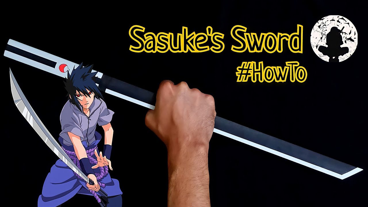 #Anime Sasuke's Kusanagi Sword Out Of Paper | Easy Paper Katana #Naruto ...