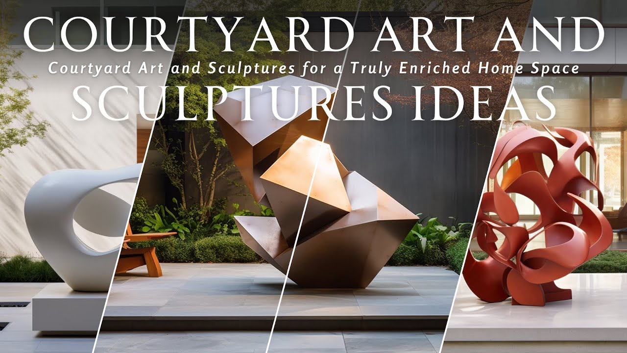 Mastering the Art of Outdoor Elegance: Courtyard Art and Sculptures for ...