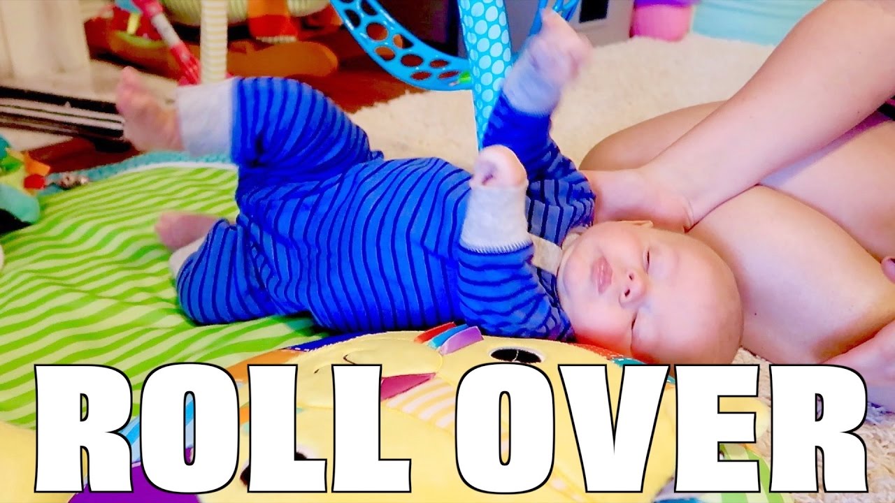 LEARNING TO ROLL OVER! - YouTube