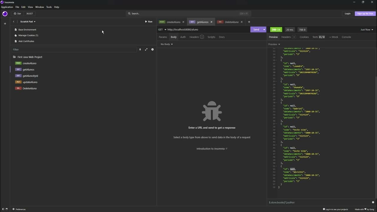 Aula 22.2 - PostMapping e ResponseEntity - YouTube