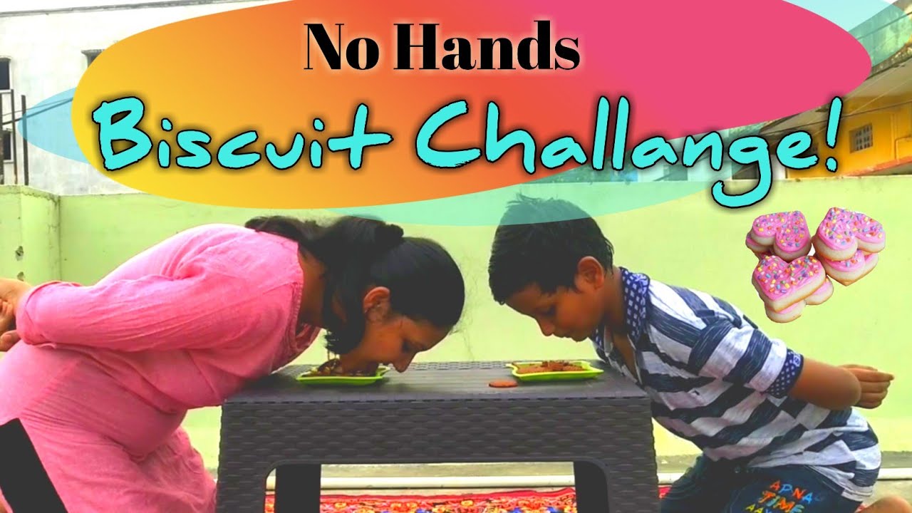 No Hand Biscuit Eating Challenge| Food Challenge| Food Eating ...