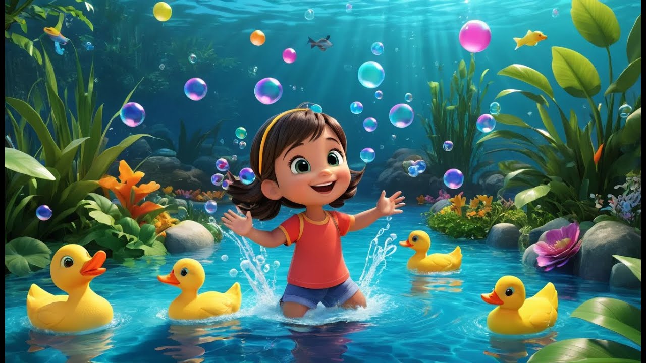 Ducks Go Quack and Fish Go Swish | Playful Animal Rhyme for Toddlers ...