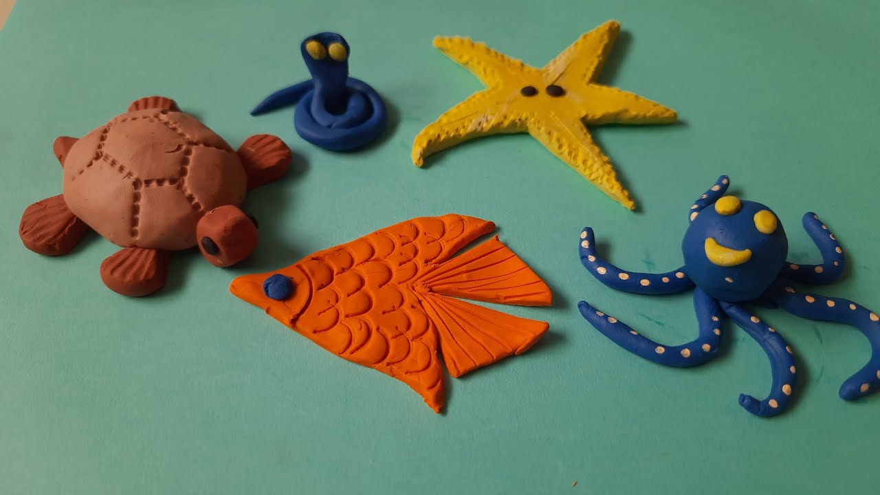DIY How to make animals with polymer clay - YouTube