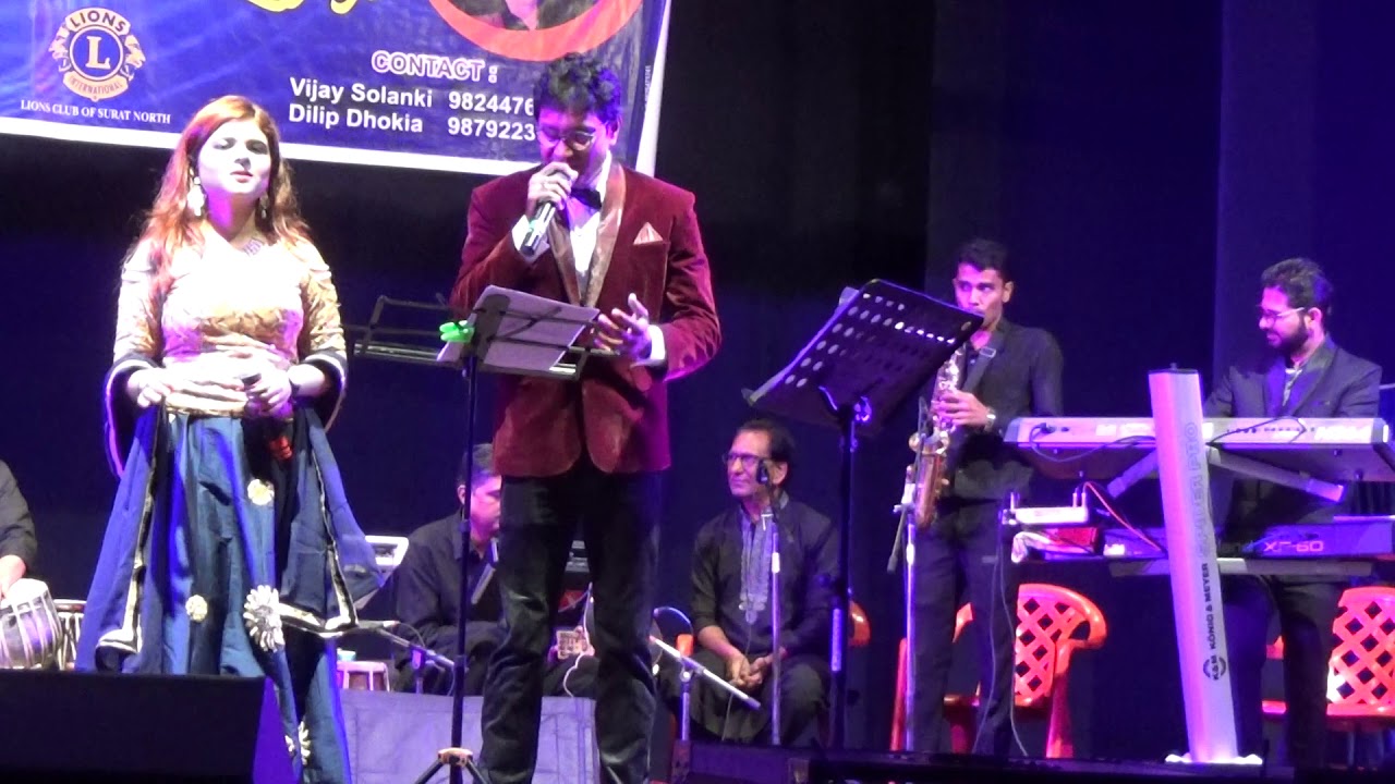 Mohabbat rang layegi(Poonam) live by Priyanka Mukherjee and Vijay ...