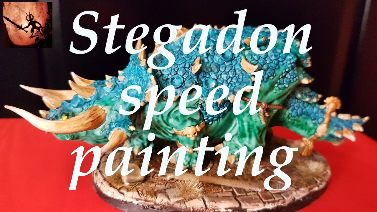 STEGADON speed painting quick and easy with vibrant contrast colours ...