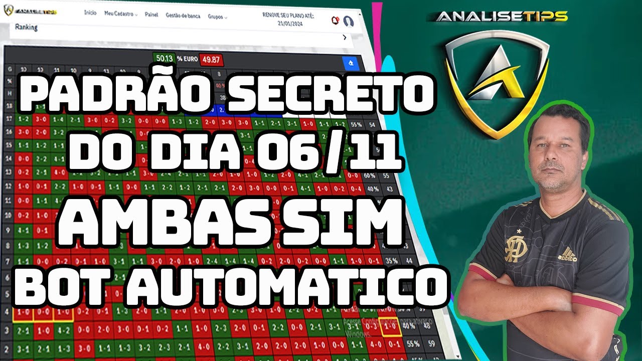 Operando no site de analise Padrao do dia 06/11 PADRÃO SECRETO -Site de ...
