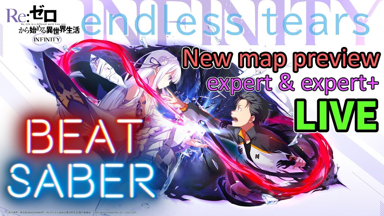 【New custom map】nonoc 『EndlessTears』【beat saber live】 - YouTube