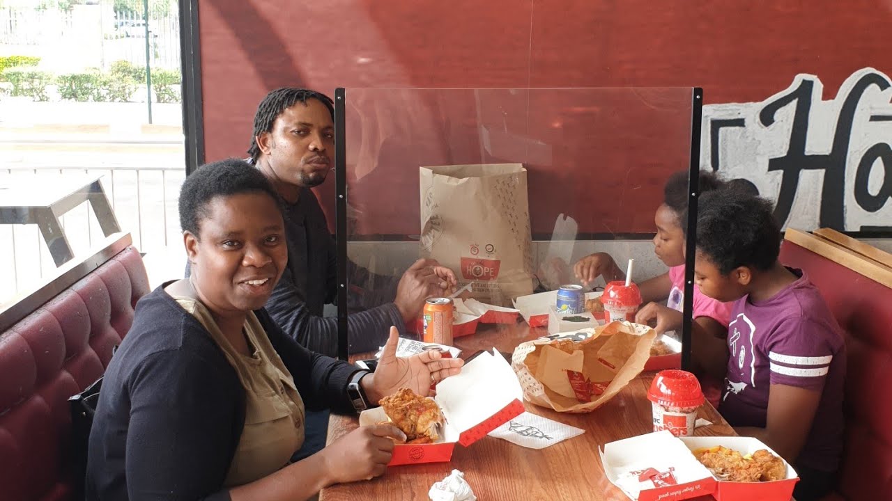 Eating out with family at KFC Gaborone Botswana 🇧🇼 - YouTube