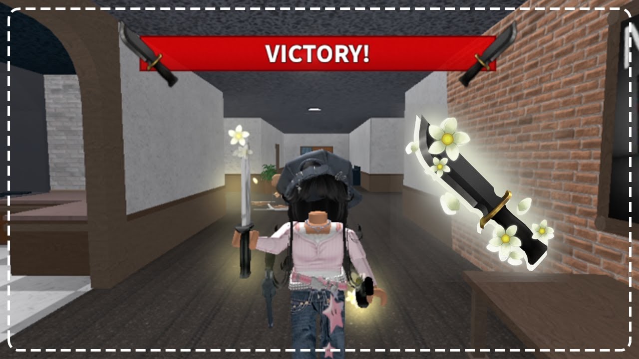 MM2 JOGANDO COM O EFEITO FLOWERS - YouTube