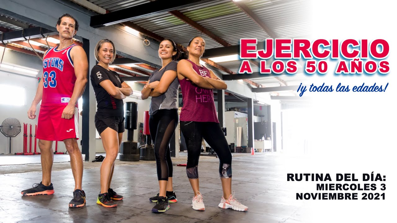EJERCICIO A LOS 50 AÑOS - RUTINA DIARIA DE CROSSFIT 003 - YouTube