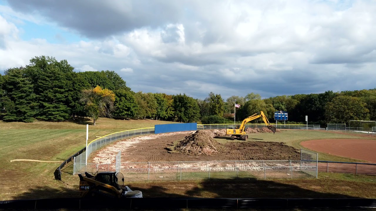 Baseball, Softball Construction: Turf Installation Time Lapse - YouTube