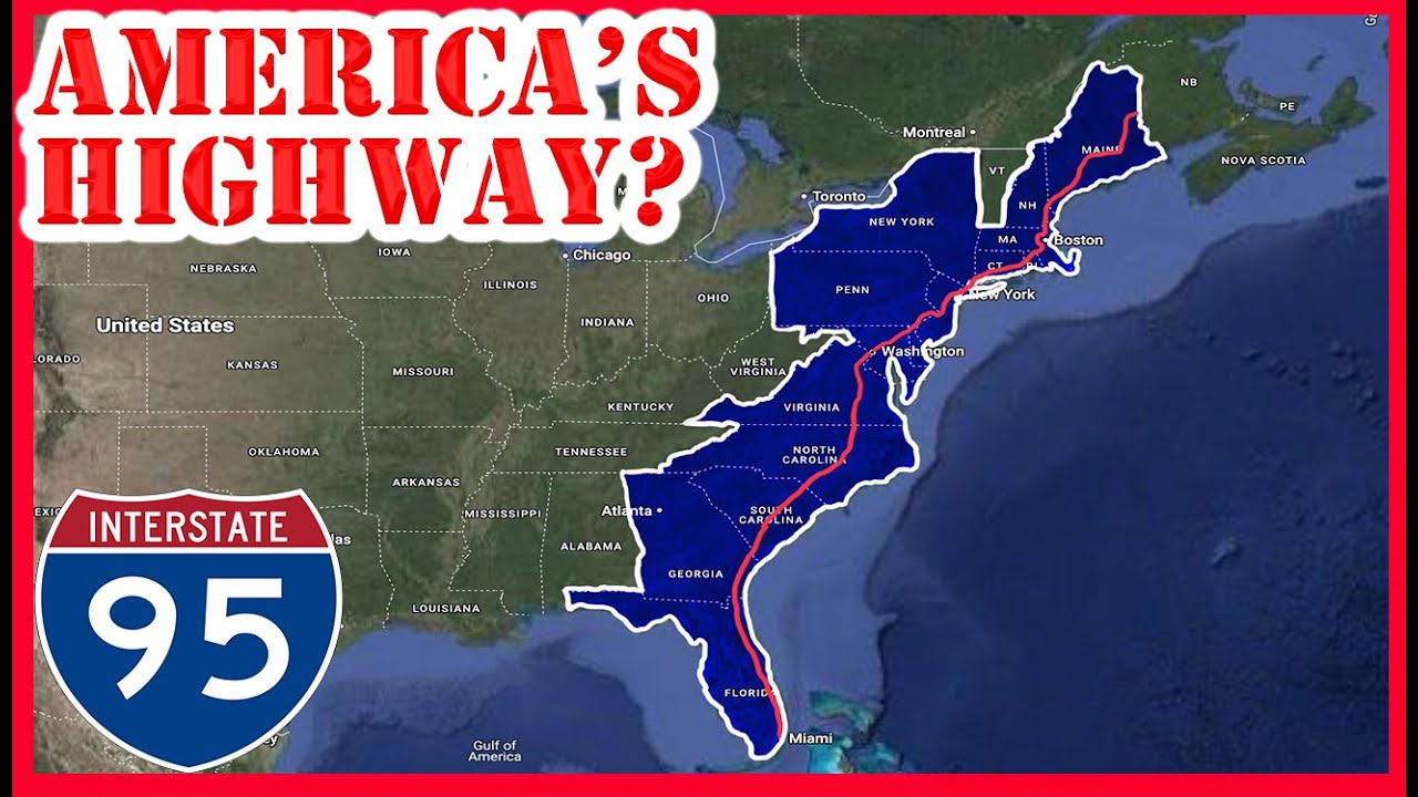 Why Interstate 95 is the BUSIEST Highway in America | What it's Like to ...