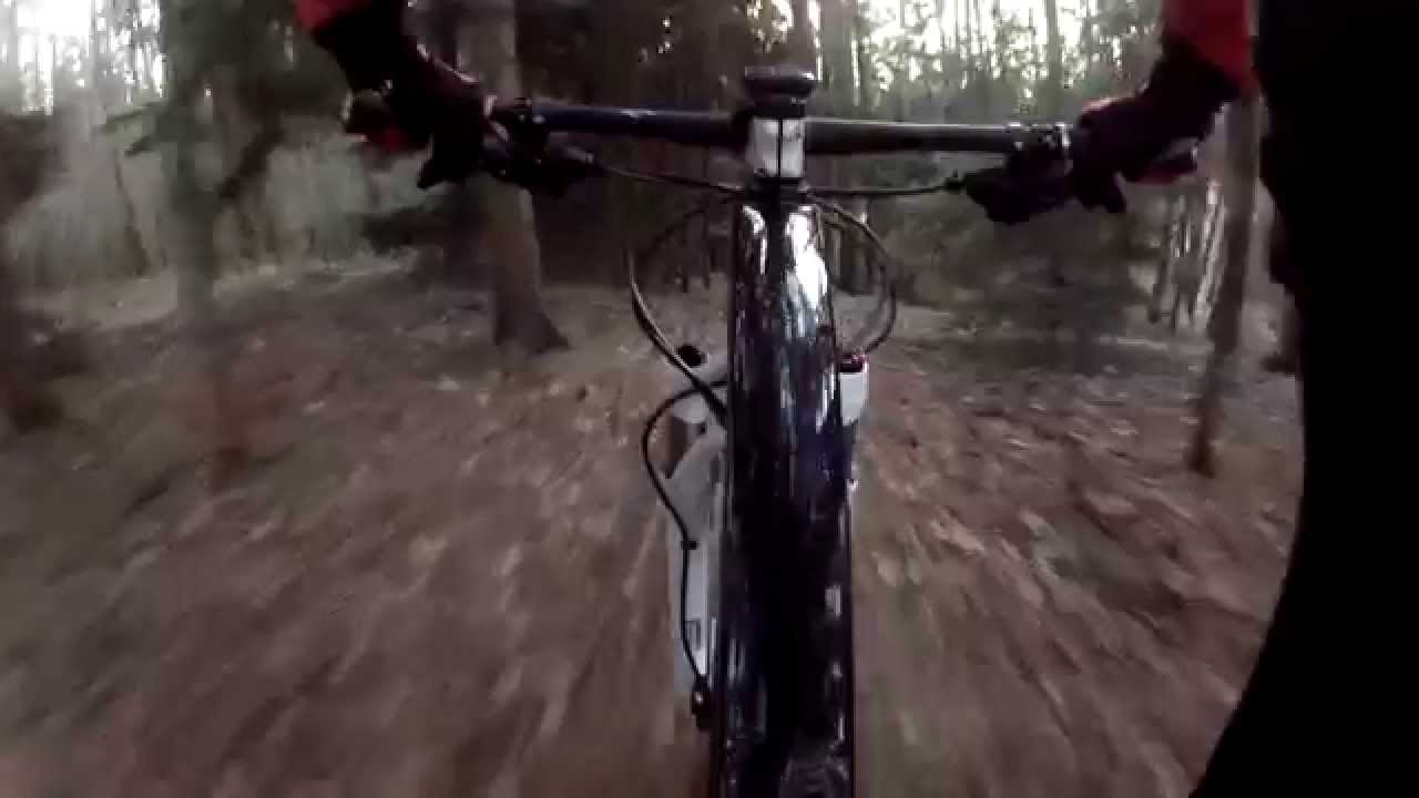 Manitou Tower Pro 100mm 29er Test Ride (004) Single track - YouTube
