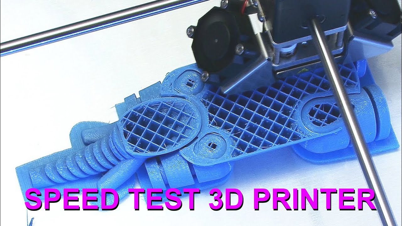 SPEED TEST 3D PRINTER !!! - YouTube
