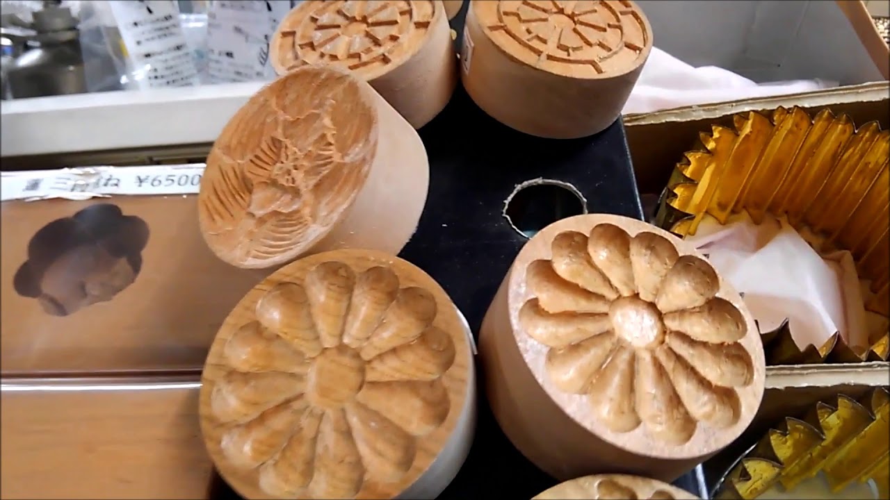 Figurines Art & Collectibles 菊） Hand Carved Dessert Mold Vintage ...