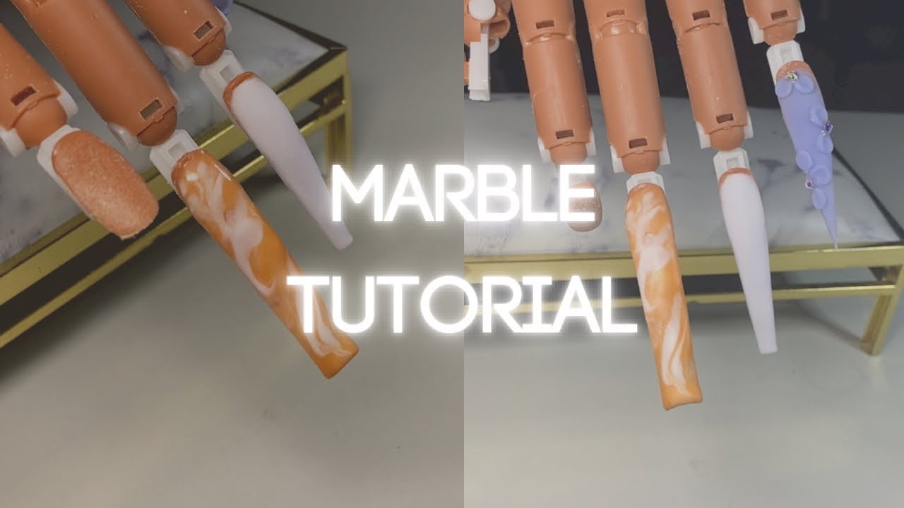 How to marble! || NAIL TUTORIAL - YouTube