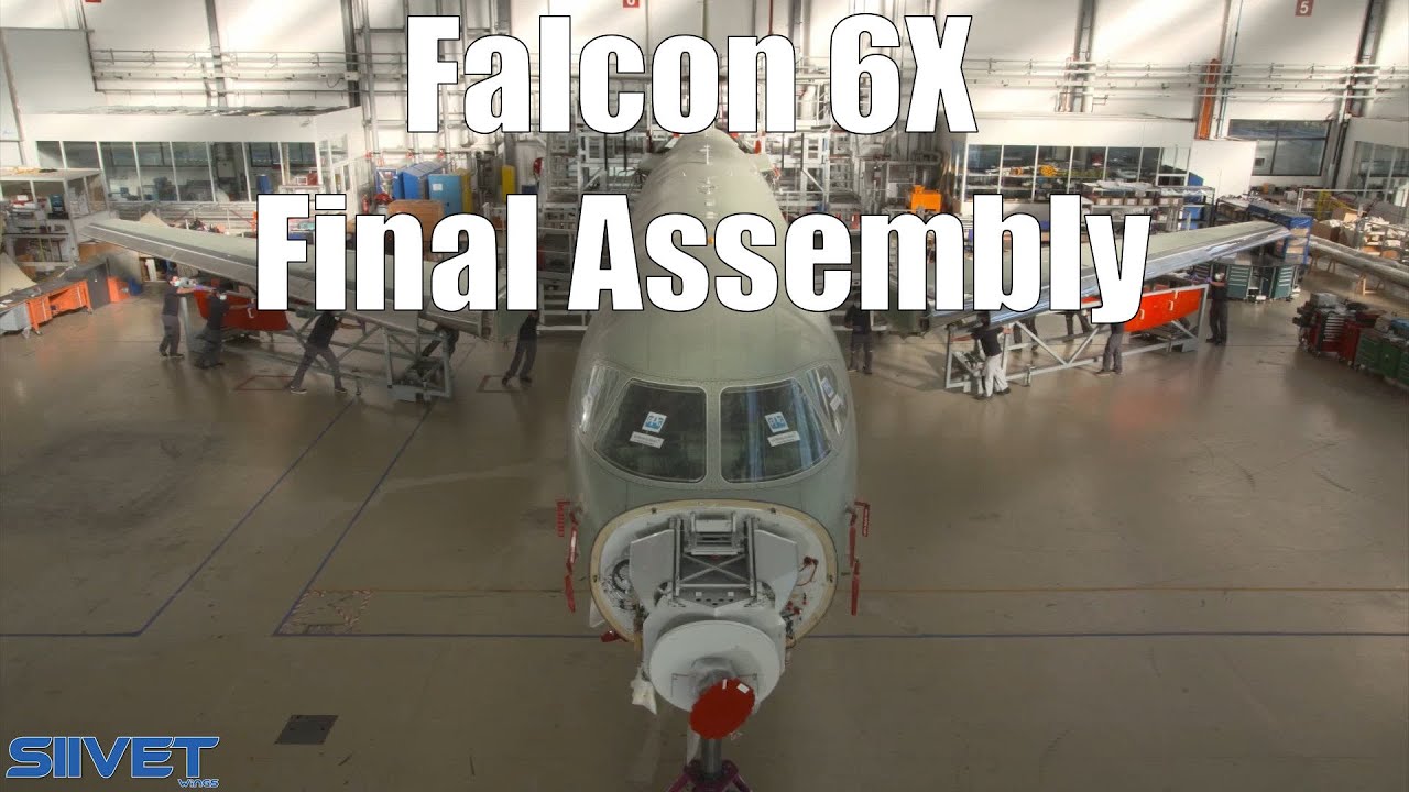 Dassault Falcon 6X Final Assembly - Inside The Aircraft Factory - YouTube