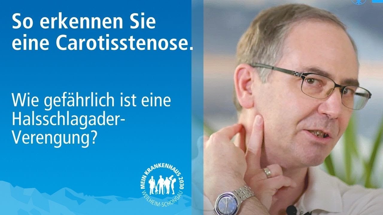 Halsschlagaderverengung / Carotisstenose erkennen & Symptome - YouTube