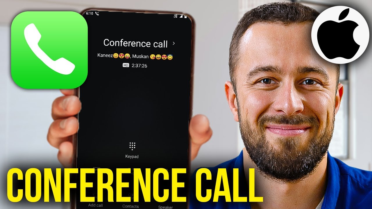 How To Make Conference Call on iPhone - YouTube