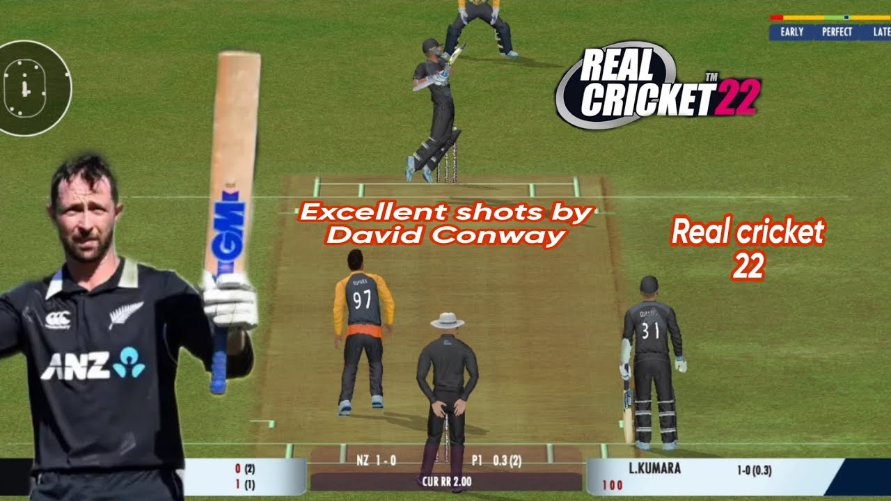 Excellent shots by David Conway | Real Cricket 22 | PG FANI - YouTube