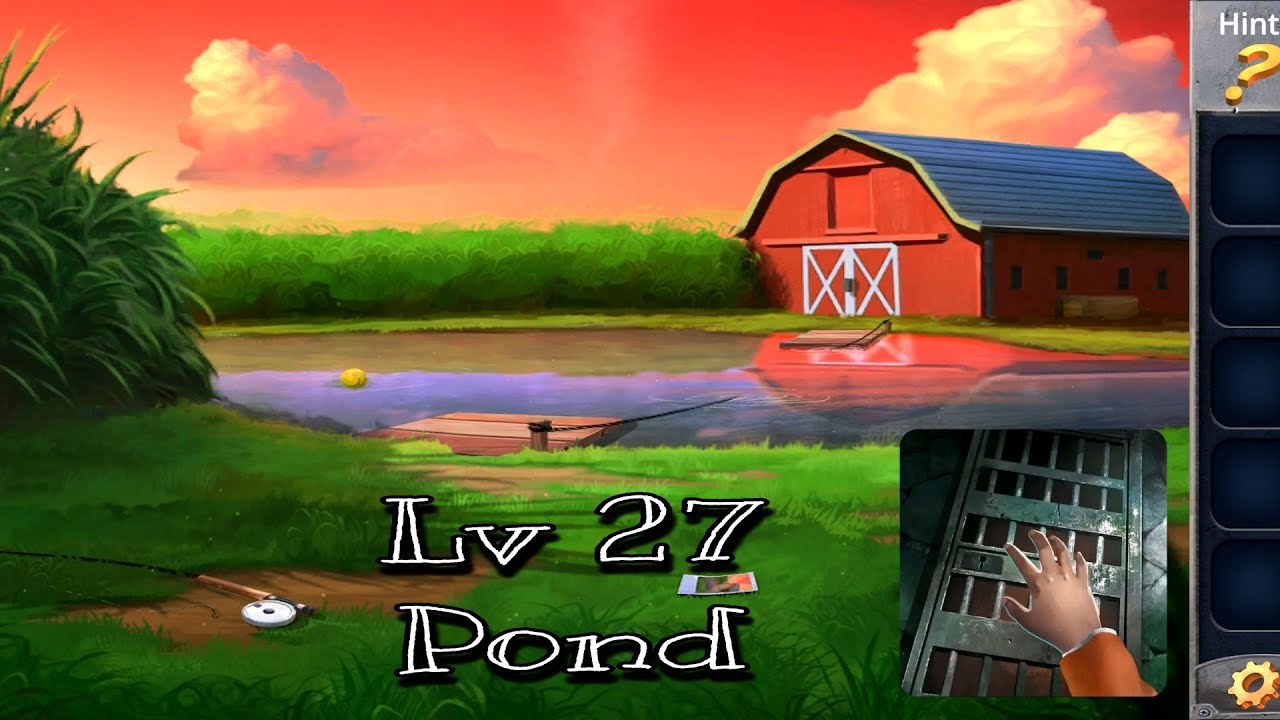 Prison Escape Room - Level 27 - Pond Walkthrough - YouTube
