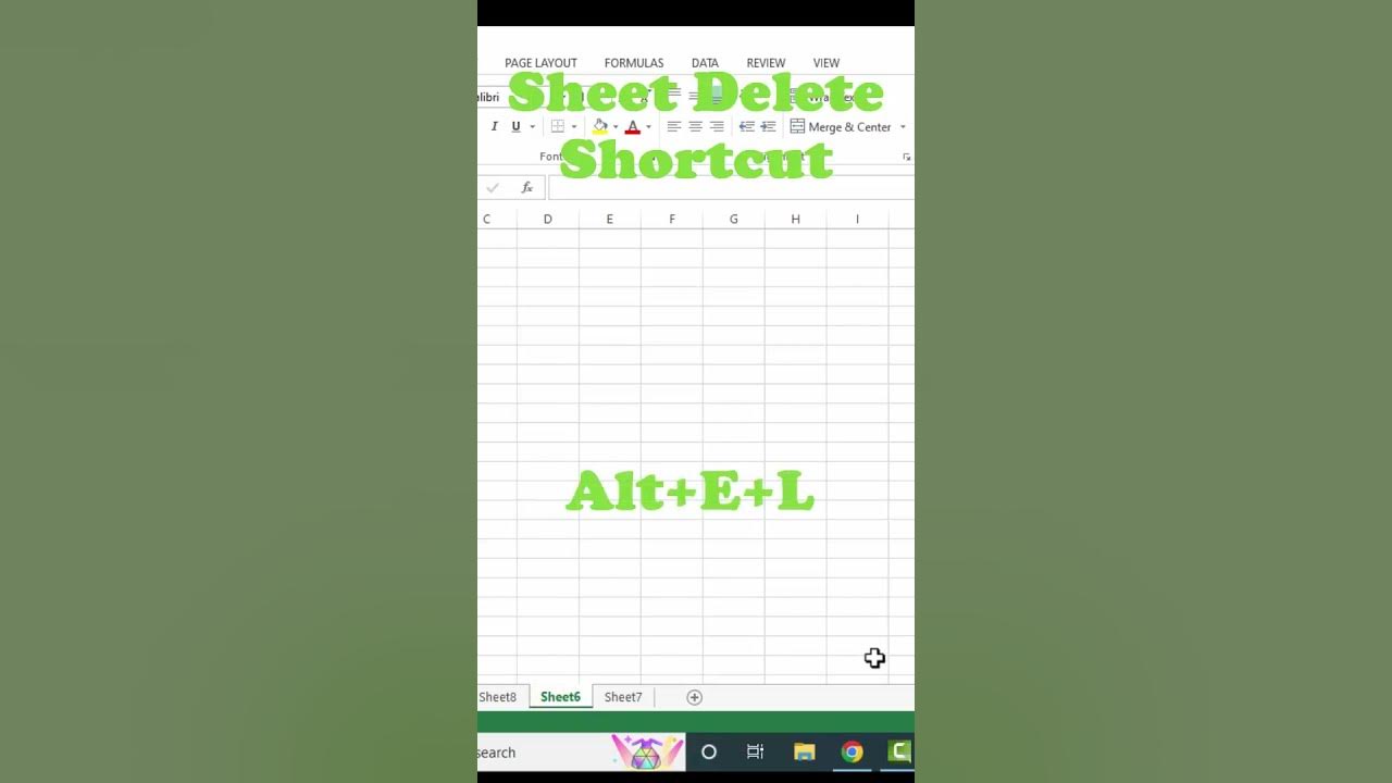 How to delete Excel Sheet | Excel Sheet Delete Shortcut key - YouTube