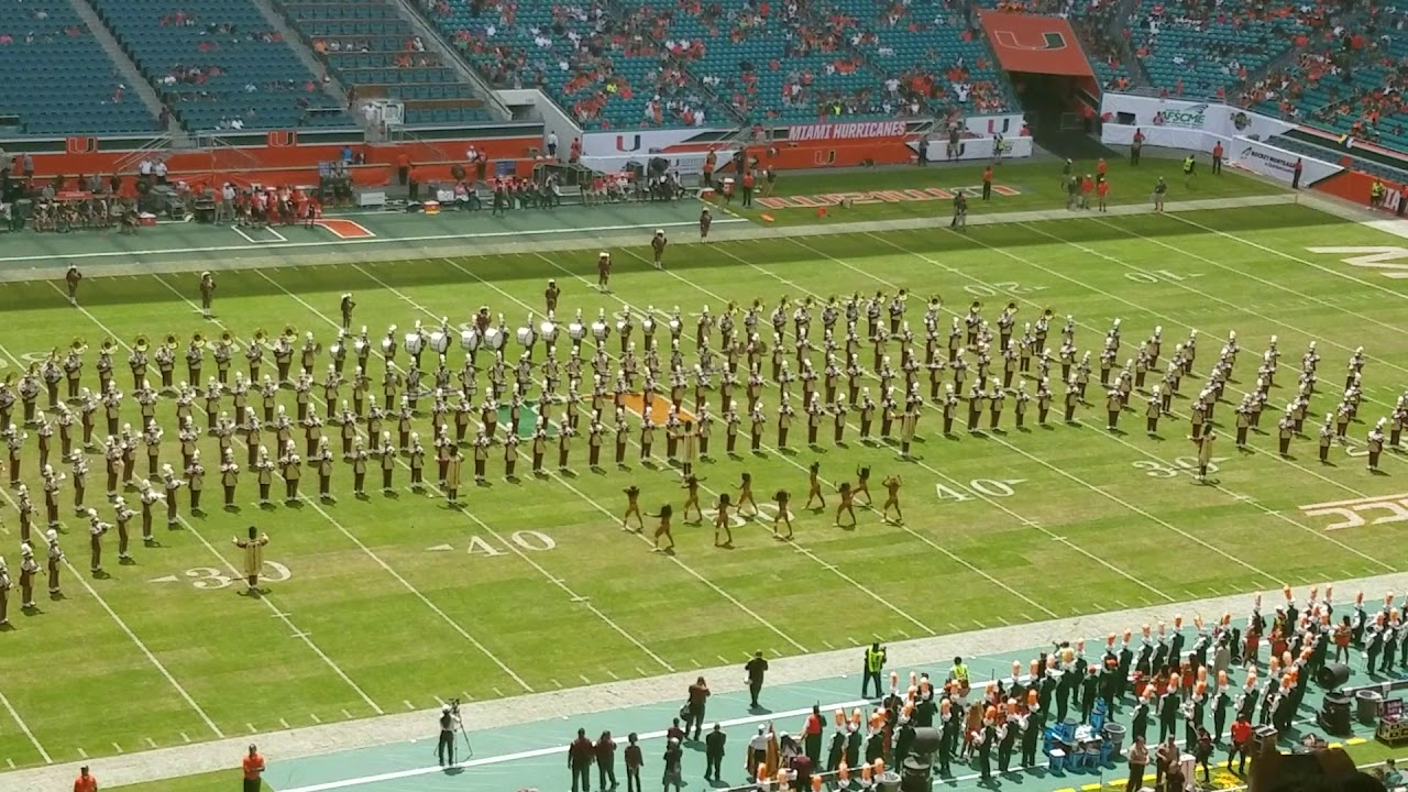 Bethune Cookman Marching Wildcats UM vs BCU 2017 Game - YouTube
