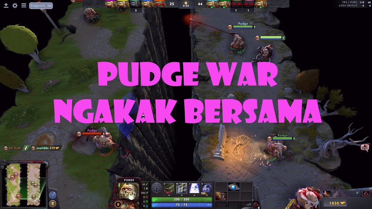 PUDGE WAR DOTA - YouTube