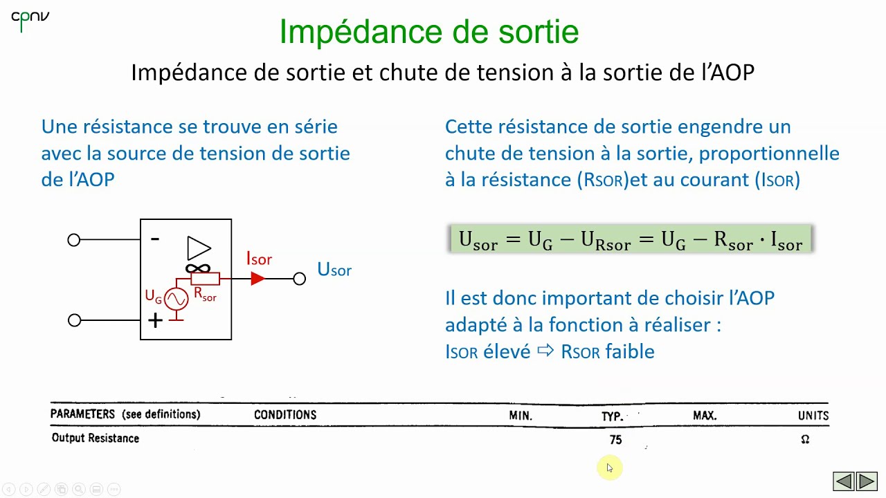 ELAN - AOP Amplificateur différentiel et paramètres (partie 2) - YouTube