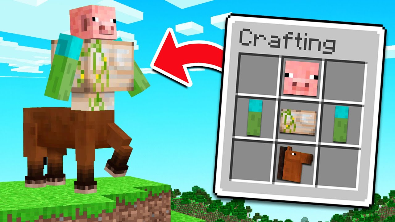 How To Make CURSED MOBS In MINECRAFT! - YouTube