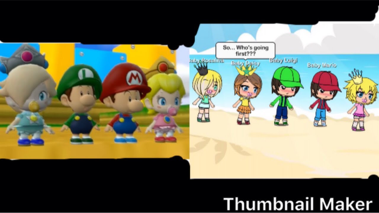 Gacha Life: Super Mario - Baby's Nose Game - YouTube