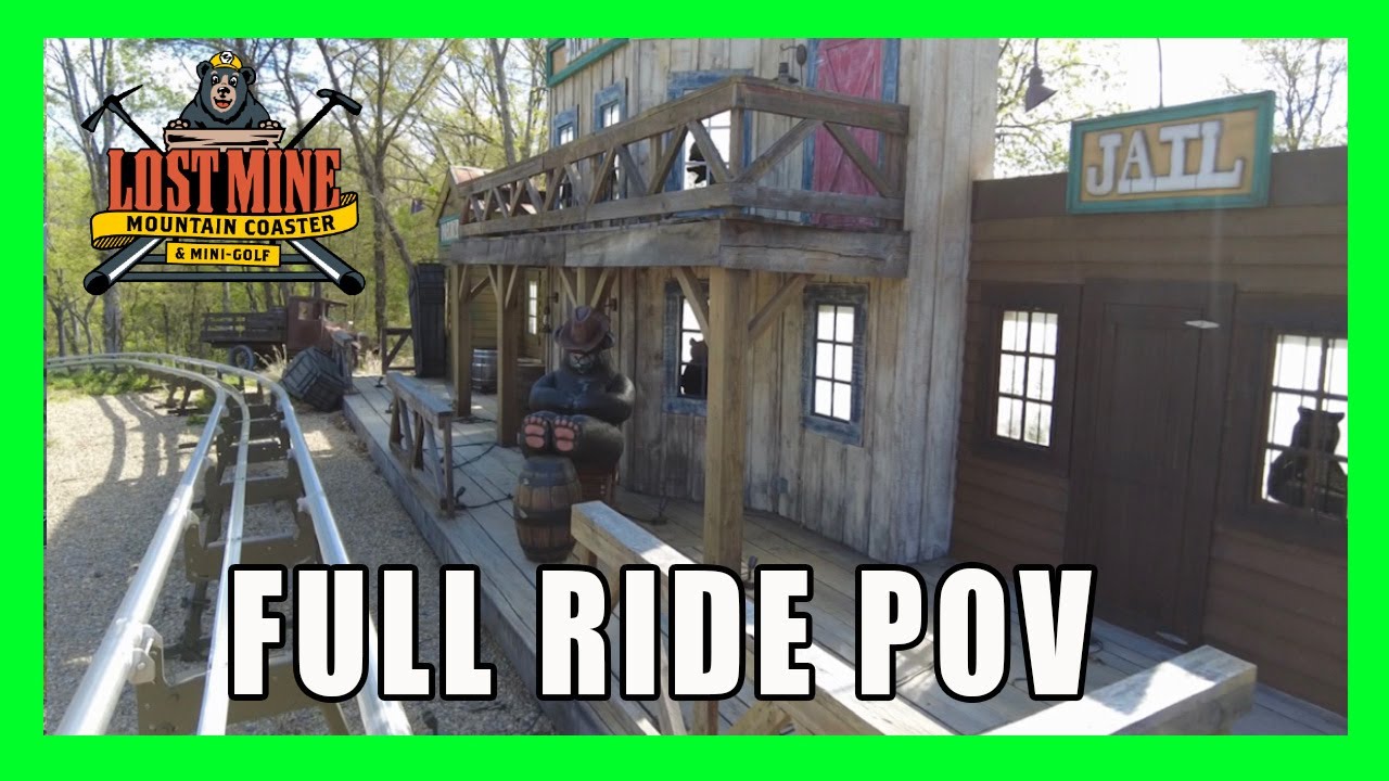 Full ride POV at the Lost Mine Mountain Coaster in Pigeon Forge , TN ...