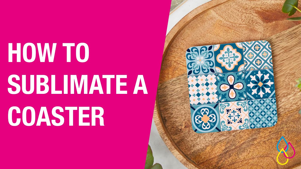 How To Sublimate a Coaster | Sublimation For Beginners - YouTube