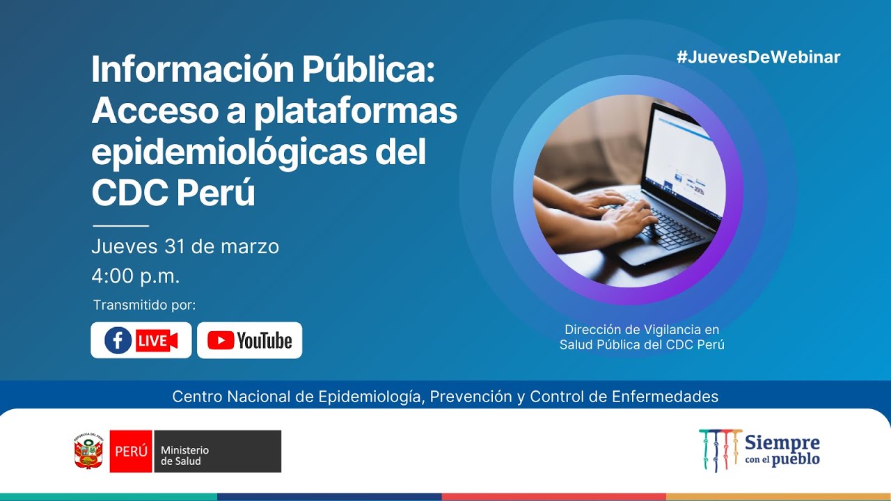 Webinar: Información Pública "Acceso a plataformas epidemiológicas del ...