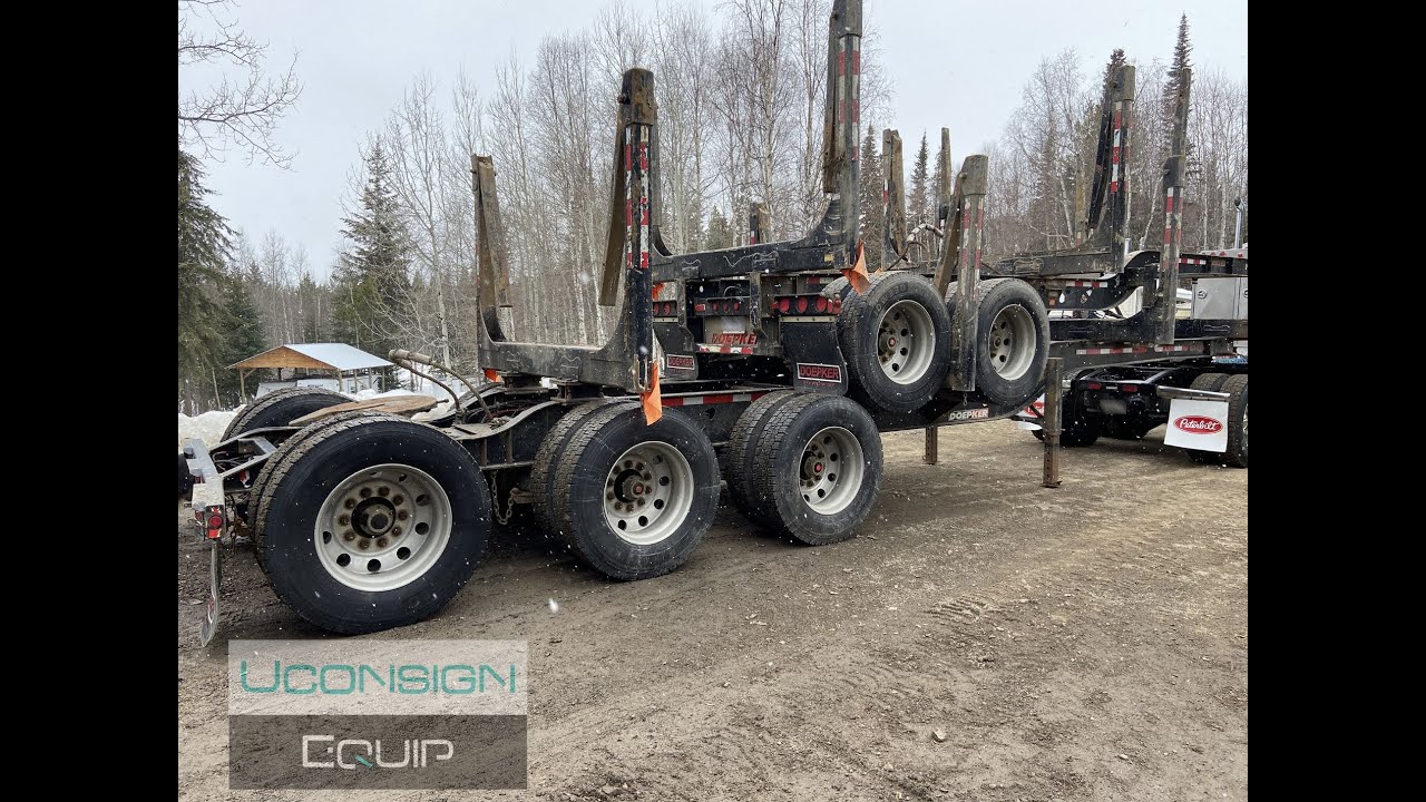 FOR SALE: 2017 Doepker Forestry/Log Super B Trailer (01142) - YouTube