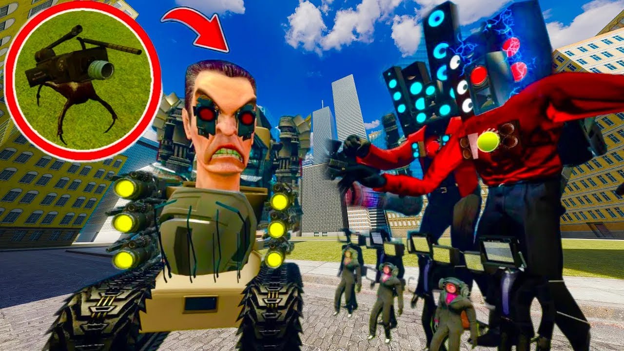 ALL NEW GMAN and SCIENTIST CRAB CONTROLS MK3! with TV WOMAN and SKIBIDI ...