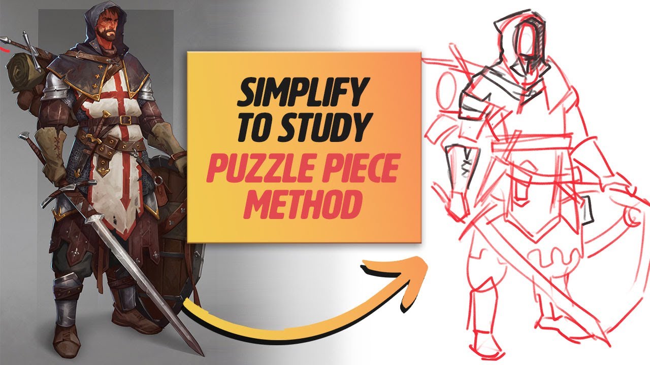Puzzle Piece Method (Character Design Study Technique) - YouTube