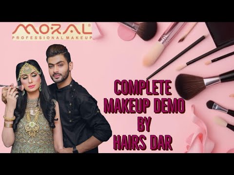 Bridal Makeup complete Demo |Haris Dar & Sunny| Moral Makeup | - YouTube