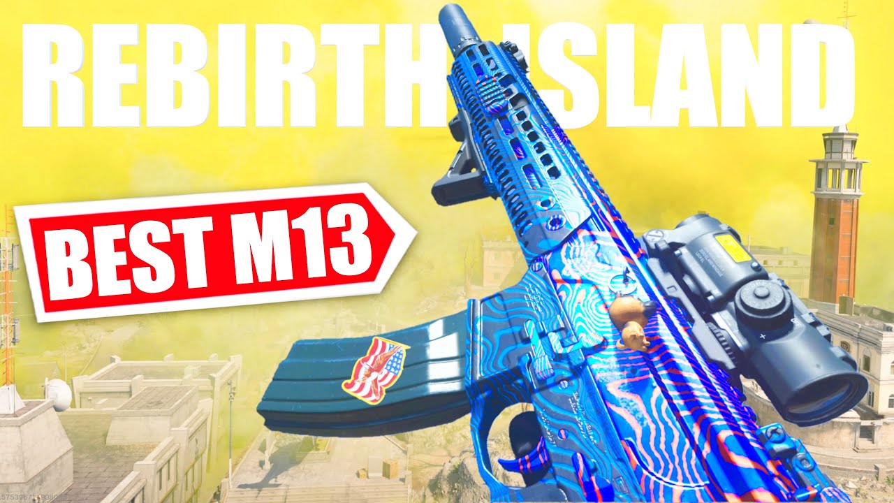 The Best LONG RANGE M13 Setup In Warzone (Rebirth Island Gameplay ...