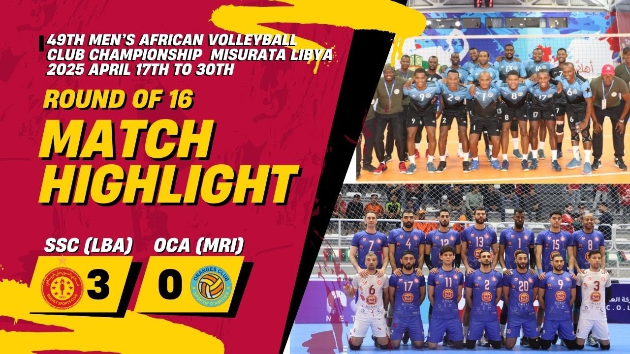 HIGHLIGHTS ROUND OF 16 SSC(LBA) vs OCA(MRI) - YouTube