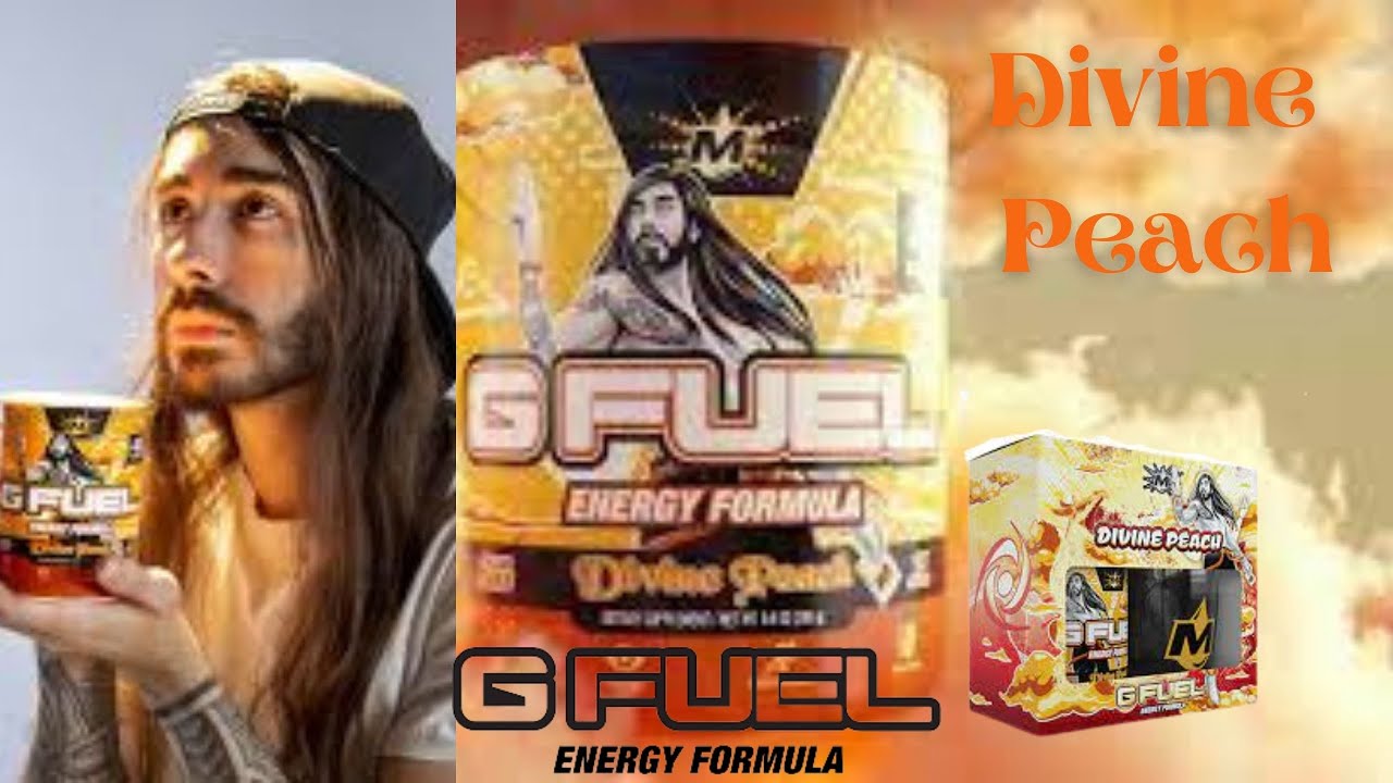 Unboxing the New Divine Peach Gfuel Flavor Collector Box - YouTube