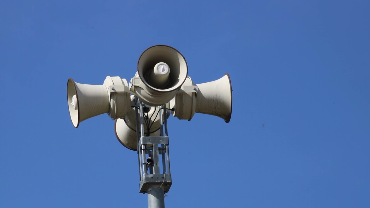 ATI HPSS-16 siren test, alert - Del City, OK 10/9/2021 - YouTube