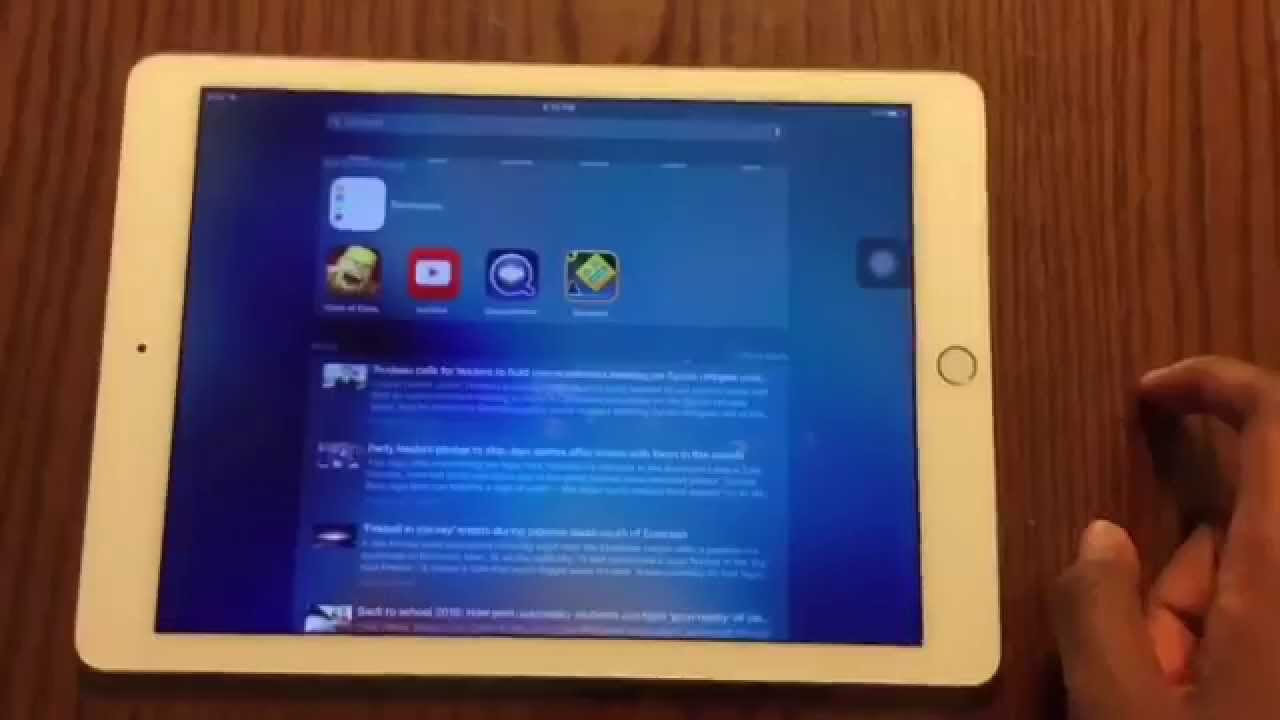 iOS 9 New Features + Review on iPad Air 2 - YouTube